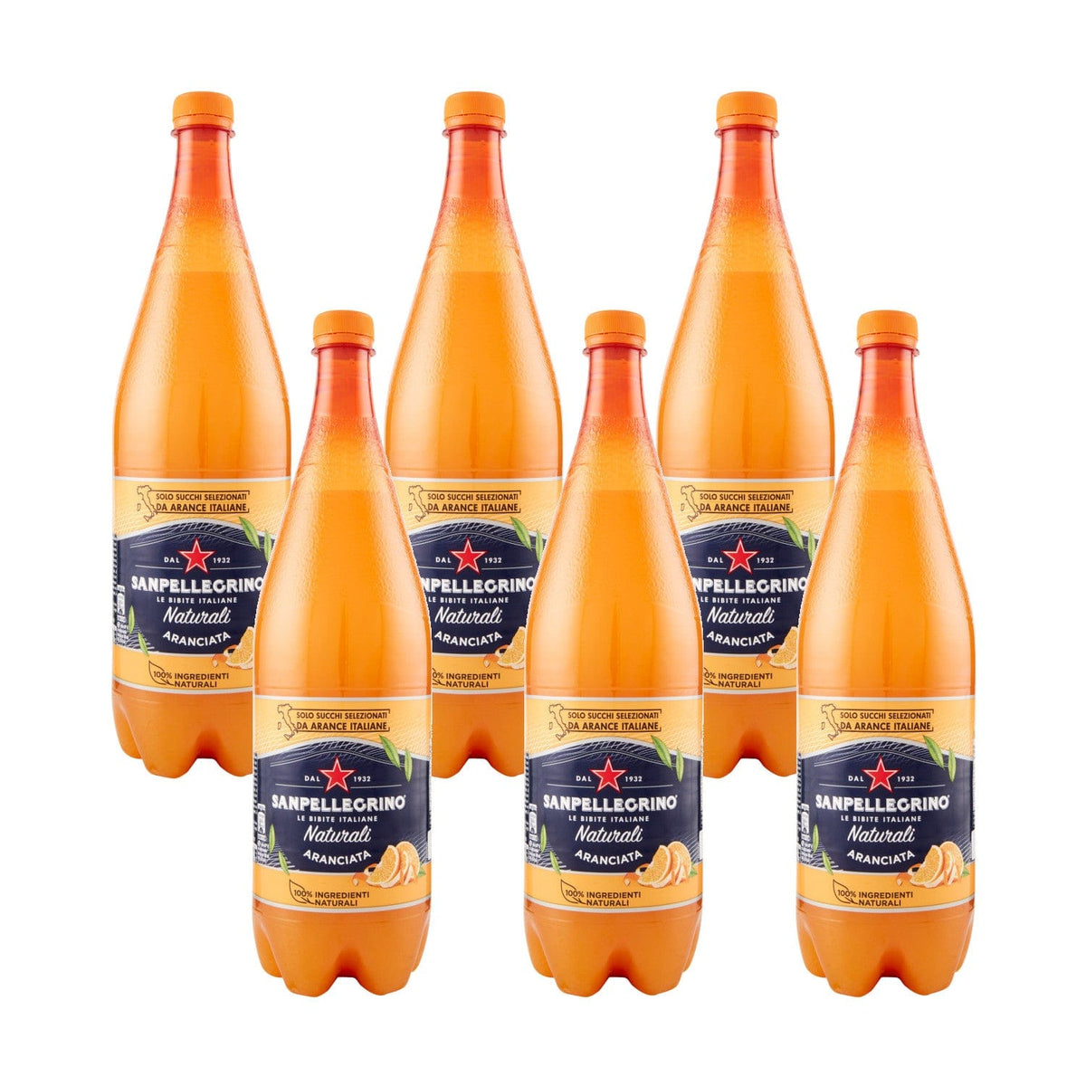 6x Napój gazowany SAN PELLEGRINO Aranciata 1,2l | bd24.pl
