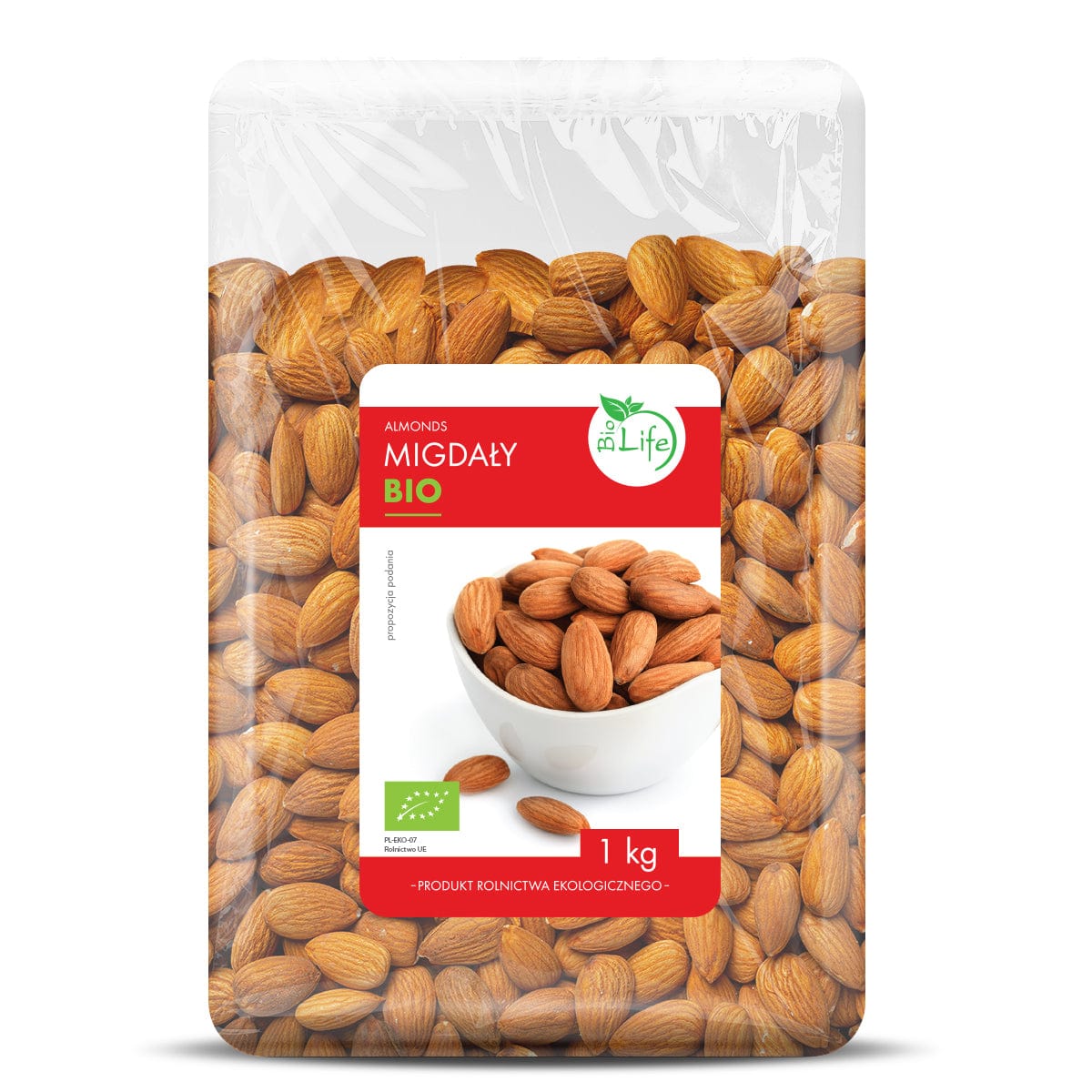 BIOLIFE Migdały BIO 1 kg | bd24.pl